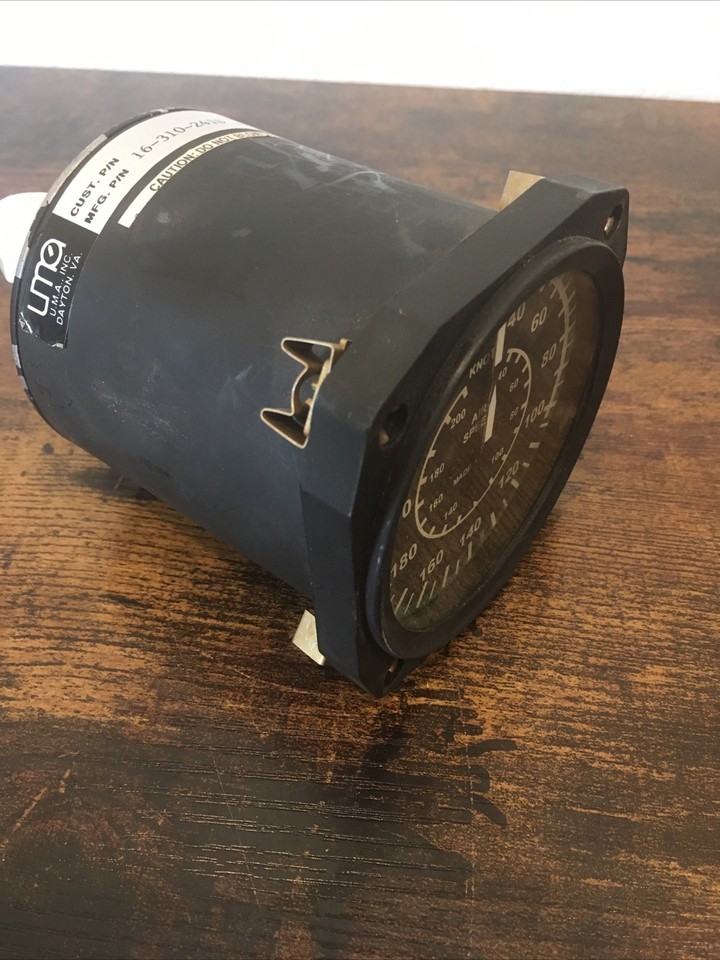 UMA Airspeed Indicator PN T16-310-241D | eBay