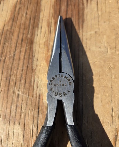 Vintage NOS SEARS Craftsman USA 3pc Pliers Set 9-45243 WF 45381 45378 ...