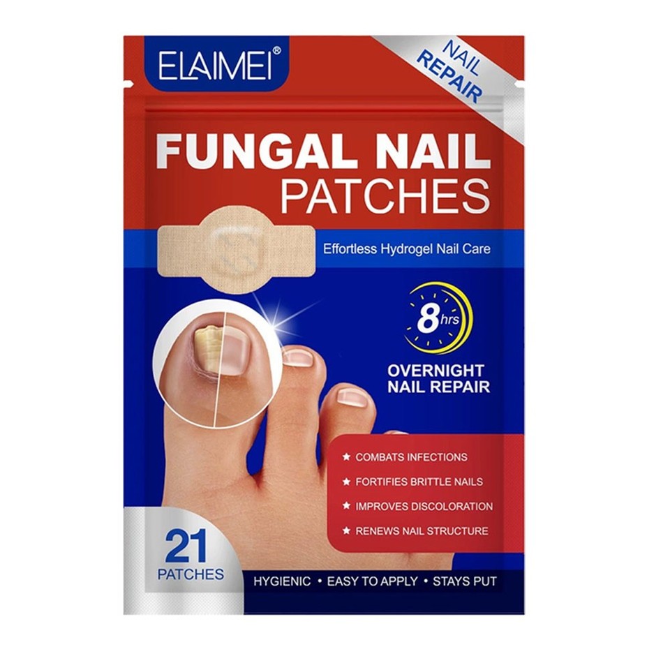 21/42 Patches Fungal Nail Patches 8H Overnight Toenail Nail Repair Nail ...
