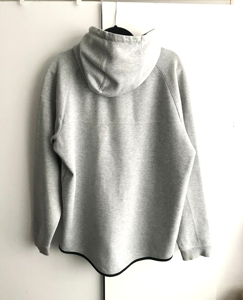 nike tech fleece zip up hoodie grey mens size xl | eBay UK
