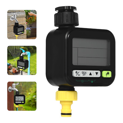 Automatic Irrigation Controller Water Timer Digital Tap Garden Watering ...