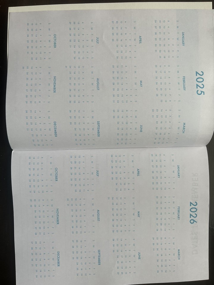 Jot 2025 Abstract Monthly Format Calendar Planner - 6.75" x 9.75" - New ...