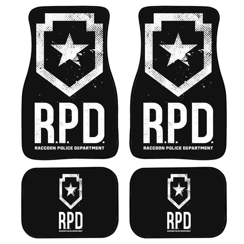 Resident Evil RPD Raccoon Police Department Car Floor Mats Front Rear ...