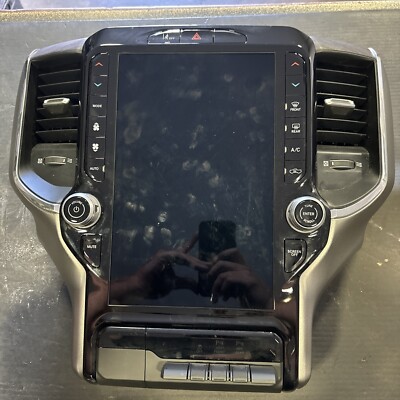 UNLOCKED 2019-2024 RAM 1500 GENUINE 12"TOUCH SCREEN RADIO GPS CONTROL ...