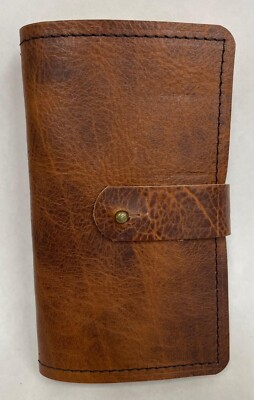 AMERICAN BISON Leather Fly Wallet - Fly Book, Hand made in the USA FREE ...