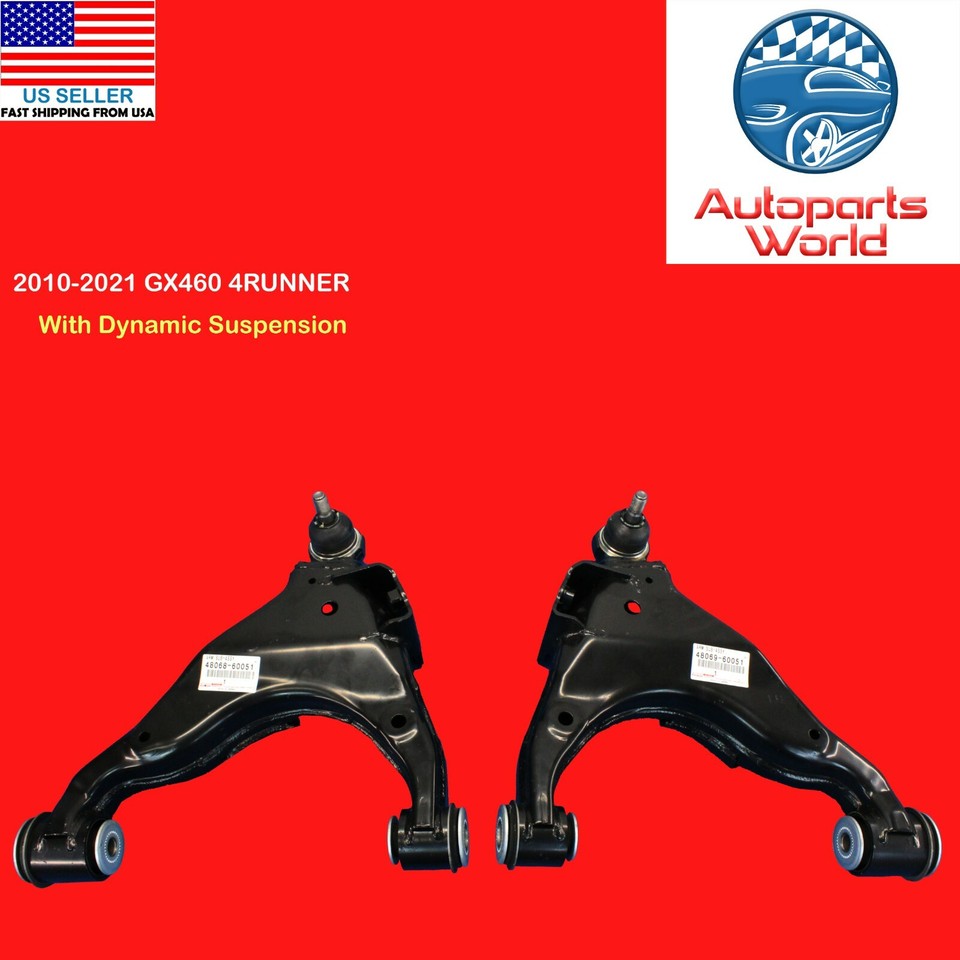 GENUINE OEM TOYOTA 10-24 4RUNNER GX460 RIGHT & LEFT FRONT LOWER CONTROL ...