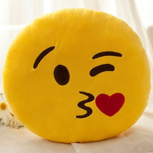 33cm Emoji Soft Cushion Pillow Smiley Emoticon Stuffed Plush Toy | eBay