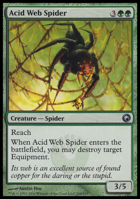 Acid Web Spider Scars of Mirrodin NM/LP | eBay