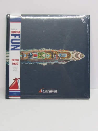 Carnival Cruise Photo Folio Picture Frame Album Holds 2 8x10 Photos ...