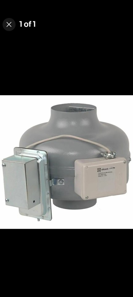 Continental Fan DVK100B-C Dryer Booster Kit w/ Current Sensor New In ...