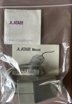 Vintage Atari STM1 Mouse And Manual - Brand New and Unused | eBay