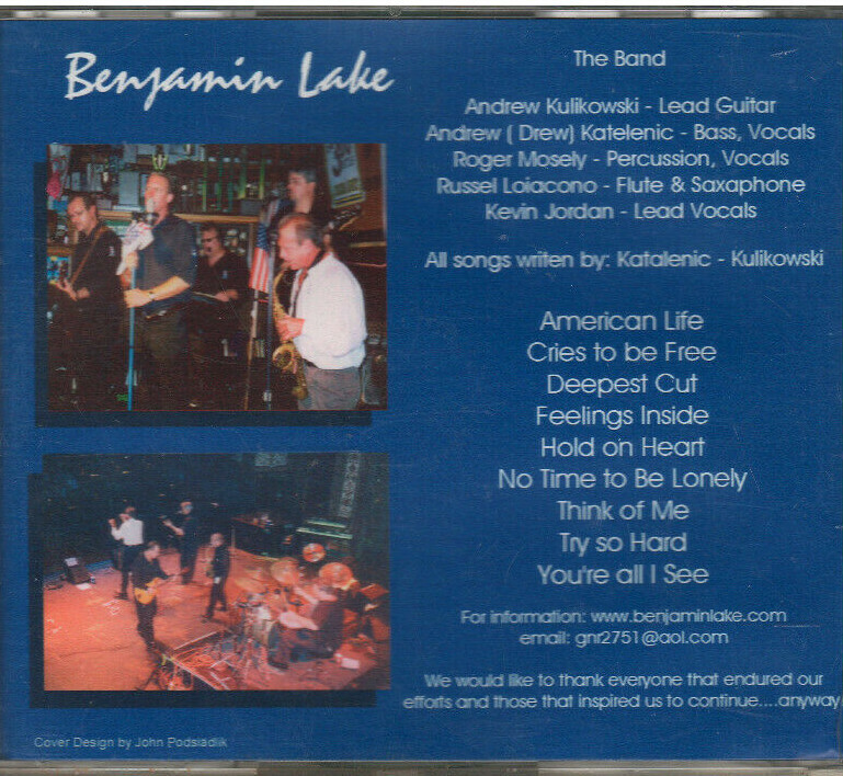 BENJAMIN LAKE Benjamin Lake (CD) | eBay