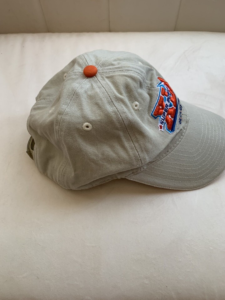 Super Bowl XLI February 4, 2007 Reebok Hat Cap StrapBack Khaki NFL | eBay