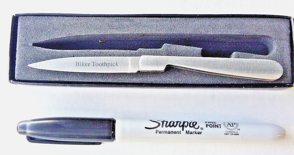 Biker's Toothpick Style Knife Stainless Steel perfect everyday carry | eBay