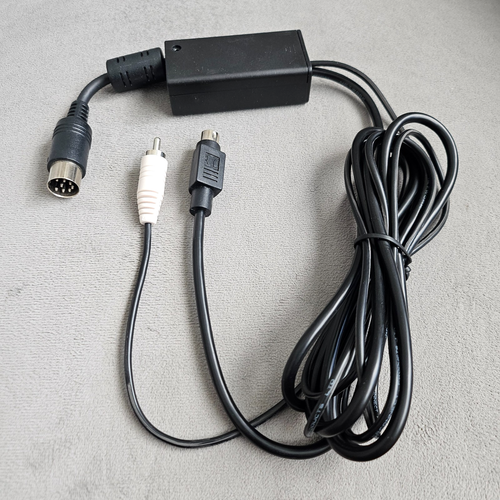 Commodore C16, 64, 128 Color S-Video and Audio Cable with Chroma Level ...