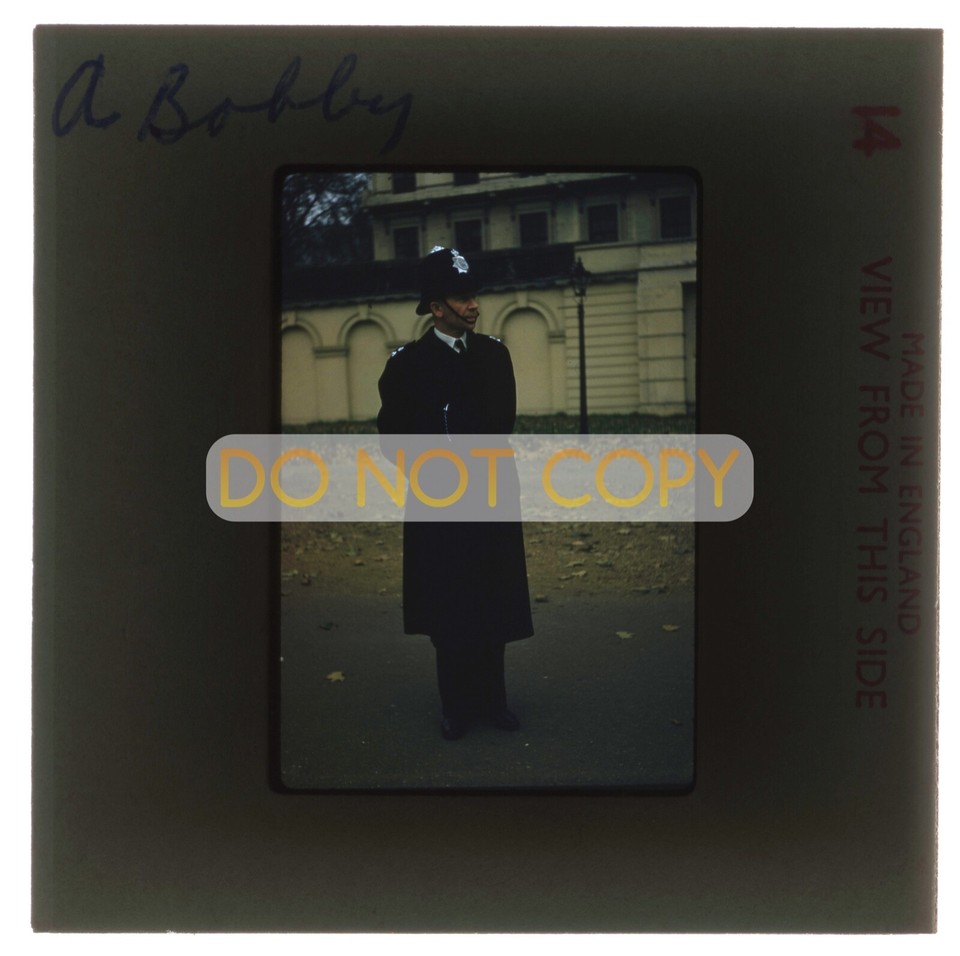 1956 Opening of UK Parliament Bobby - Original 35mm Kodachrome ...