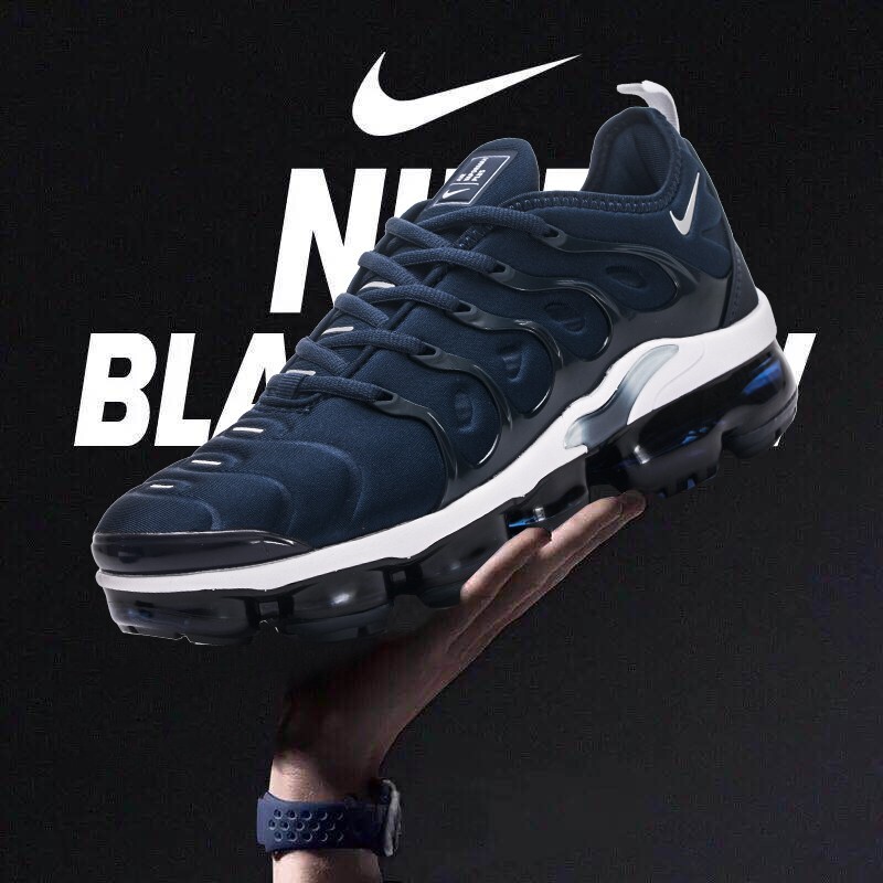 Nike Air Vapormax Plus TN Men's Size Running Shoes White Black