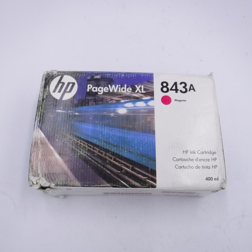 2019 Genuine OEM HP 843A C1Q59A Magenta Ink Cartridge PageWide XL 4000 ...