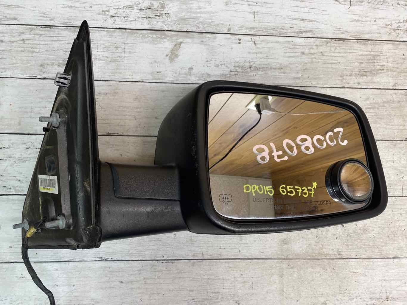 Dodge Ram door mirror 2013 2022 right side black textured 6X9" OEM ...
