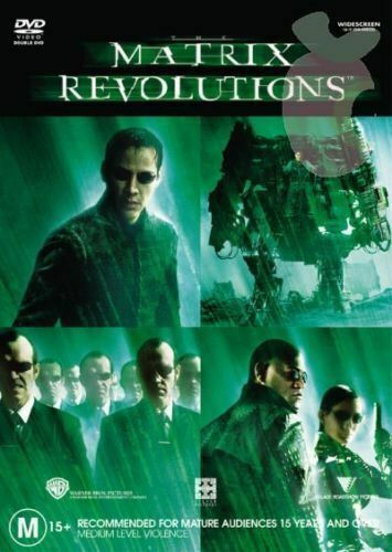 The Matrix 3 Revolutions DVD - Region 4 Australia - FAST SAME / NEXT ...