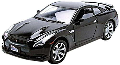 MOTORMAX NISSAN GT-R GLOSSY BLACK 1/24 New In BOX Diecast Car 73384 | eBay
