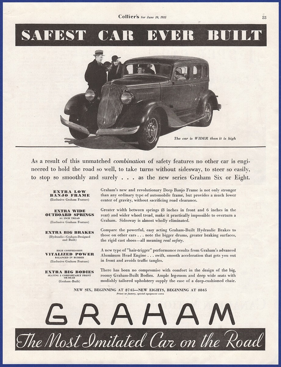1930s Car Ads