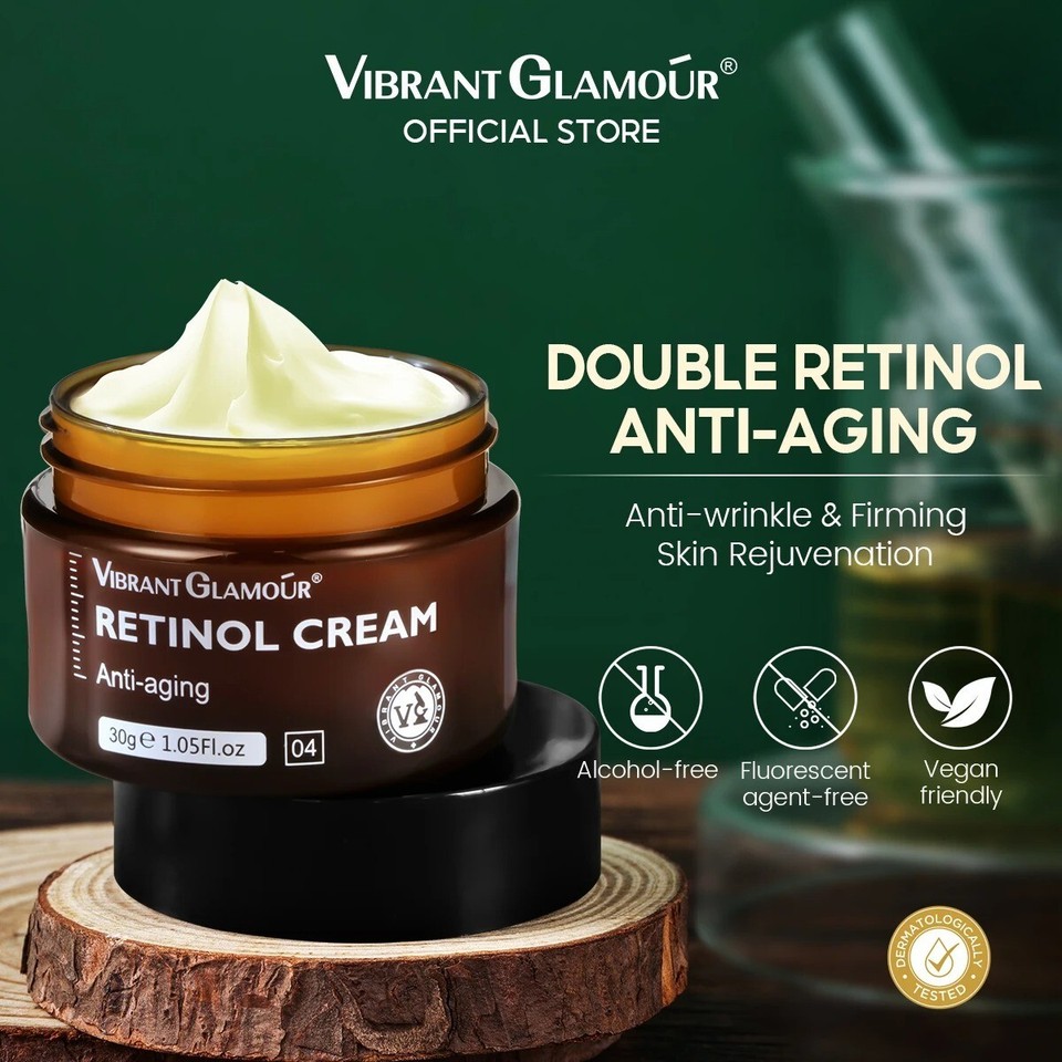VIBRANT GLAMOUR Retinol Face Cream Anti-Aging Remove Wrinkle | eBay