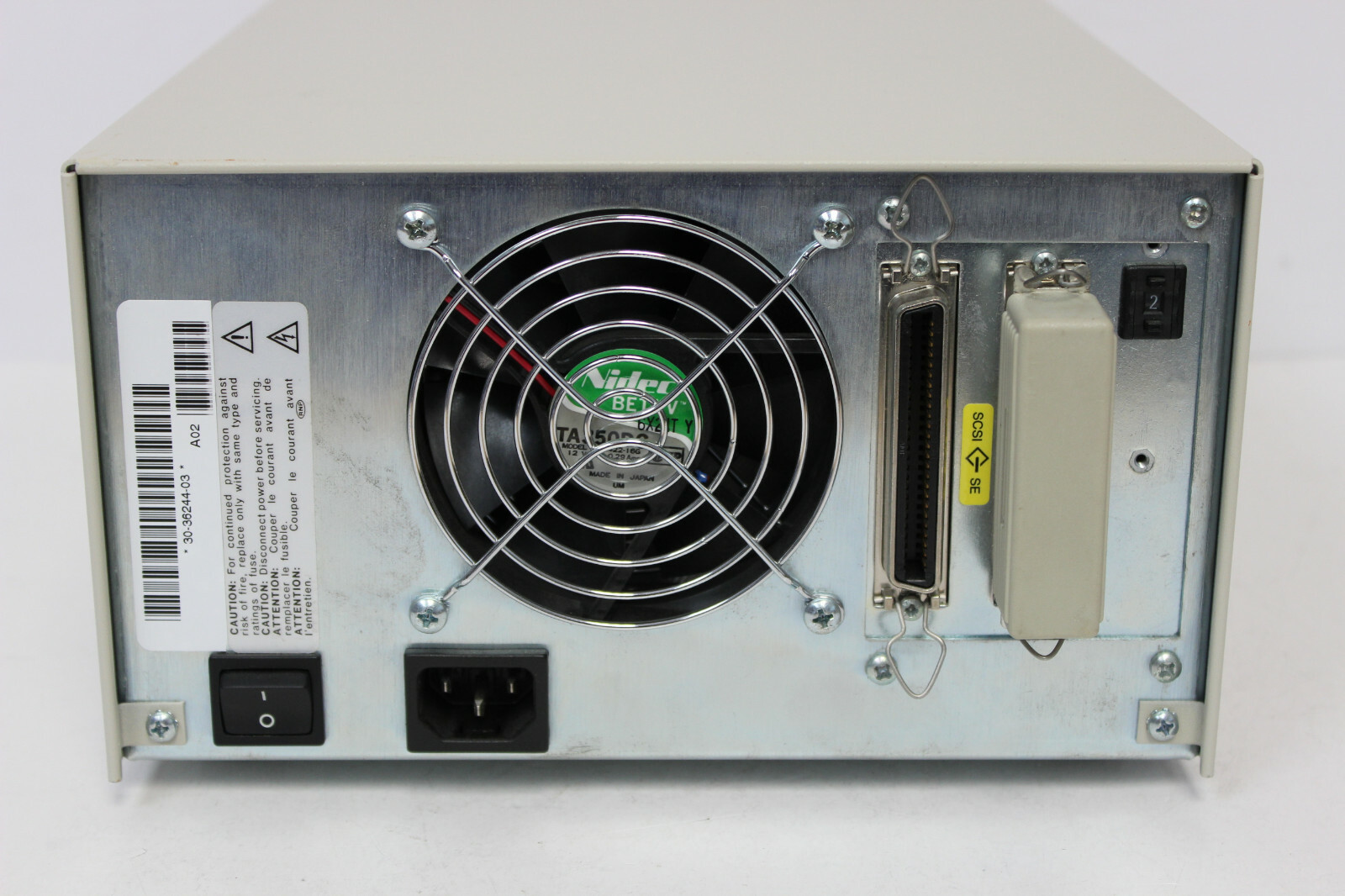 DEC 30-36244-03 20/40GB SCSI DLT EXTERNAL TAPE DRIVE QUANTUM MODEL ...