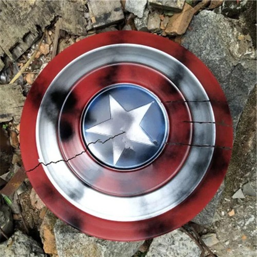Marvel Superhero Captain America Shield 1:1 Full Metal Shield Avengers ...