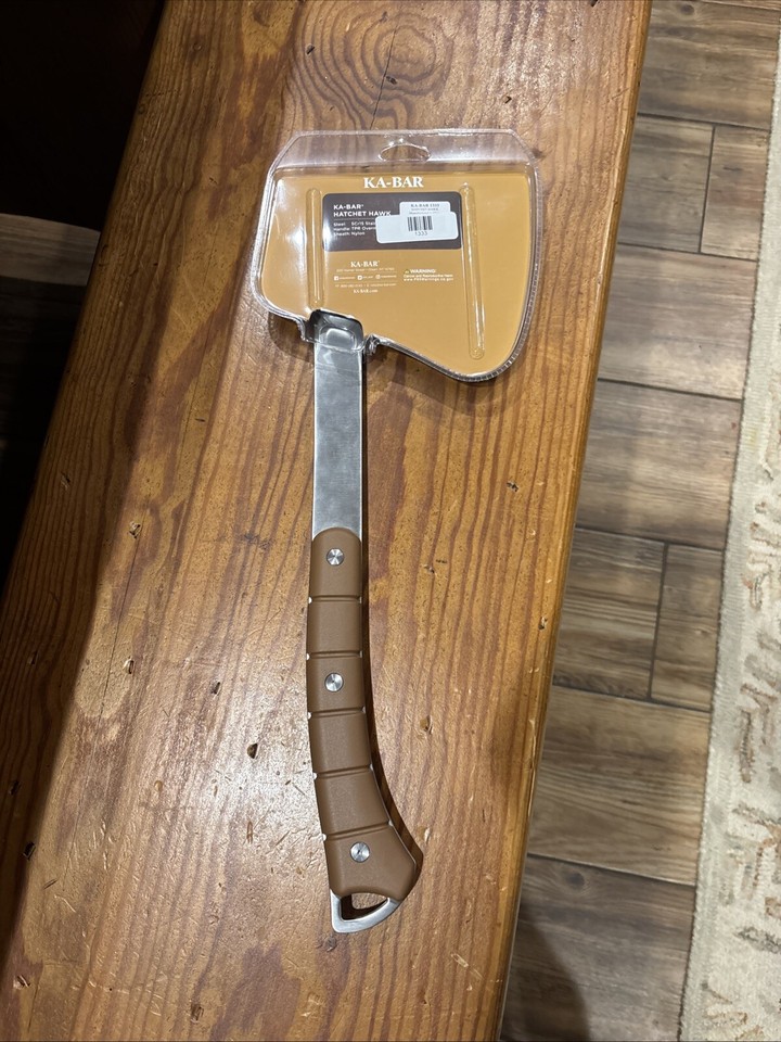 1 x KA-BAR Hawk Hatchet 4.75" Blade with Sheath - Coyote Brown - BRAND NEW KABAR | eBay