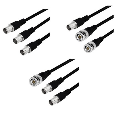 BNC Splitter Cable Male to Female/Female to Female/Female to Male ...