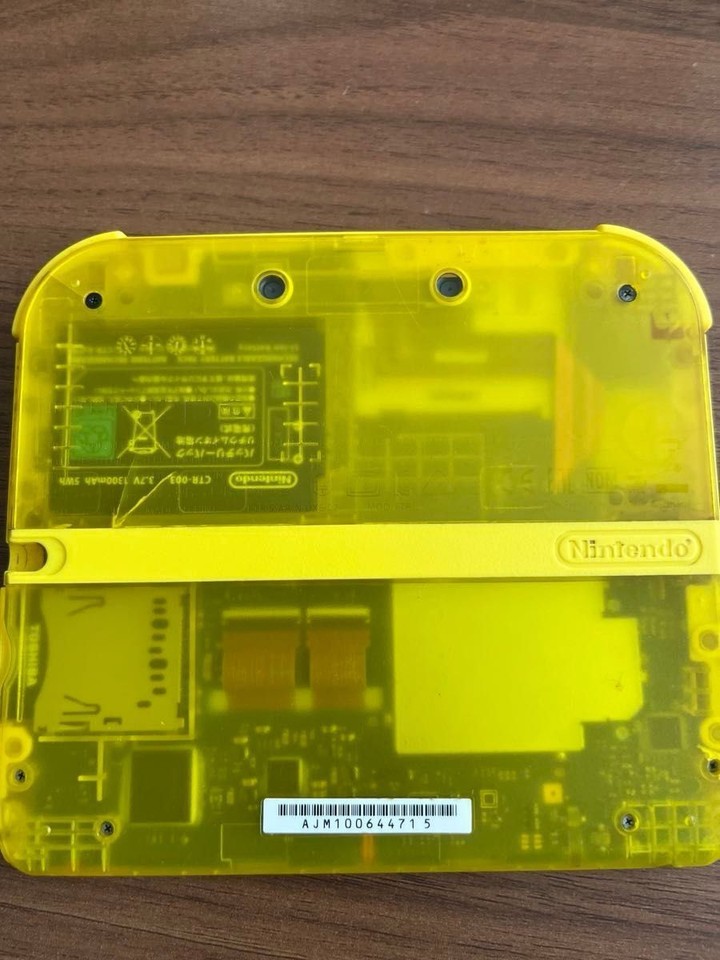 Nintendo 2DS Pokemon Yellow Pikachu Limited Edition Console Game W/BOX ...