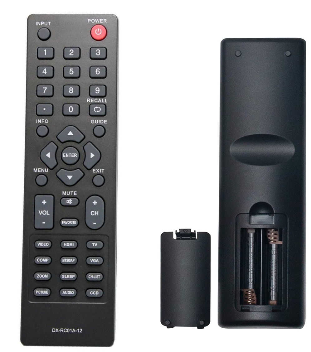 New Remote for Dynex LCD HDTV TV DX-RC01A-12 DX-46L150A1 DX-55L150A1 DX ...