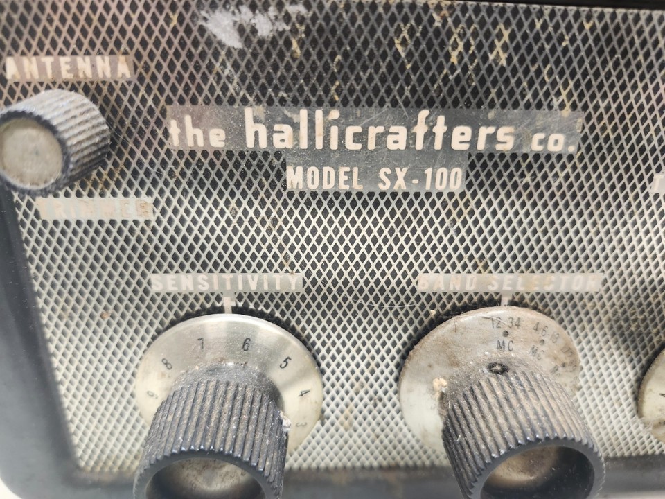 Hallicrafters Model SX-100 Vacuum Tube Ham Shortwave Radio Receiver ...