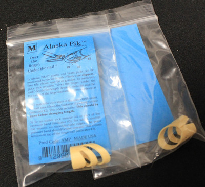 lot of 2 Patented Alaska Pik Guitar or Banjo Finger Pick Medium (2-Pack ...