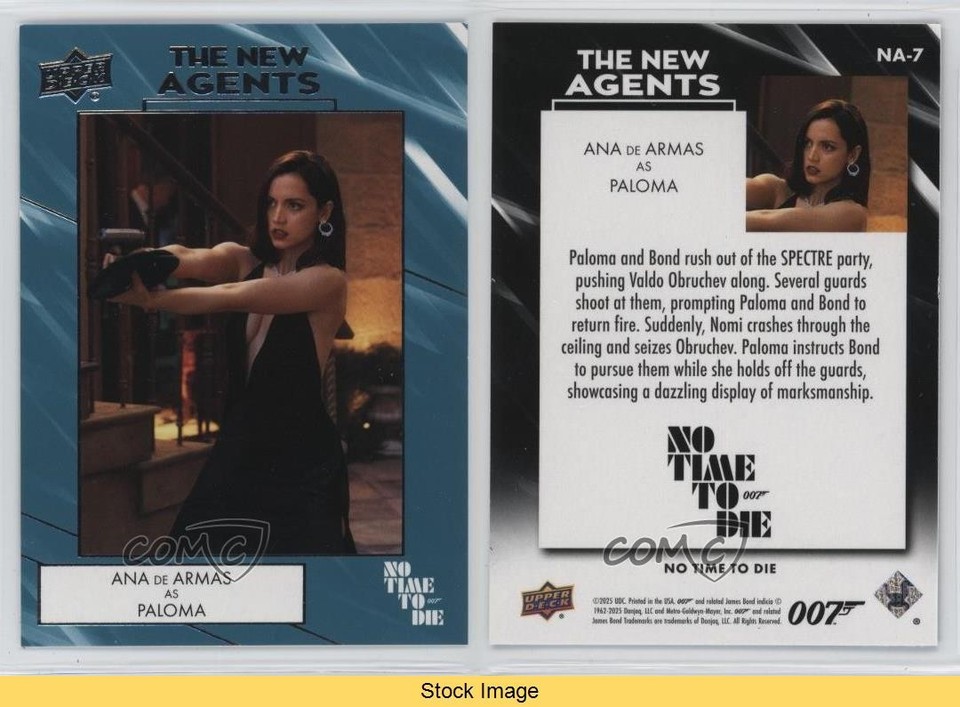 2025 James Bond No Time To Die The New Agents Ana de Armas as Paloma ...
