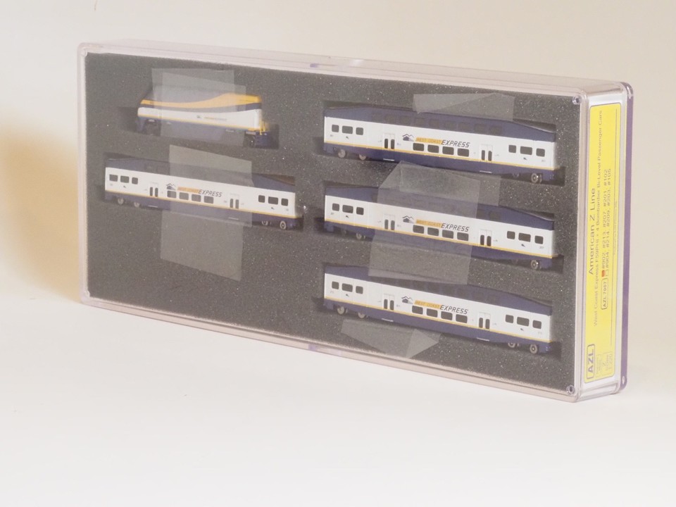 American Z-scale AZL-7007 West Coast Express Passenger set w/F59PHI ...
