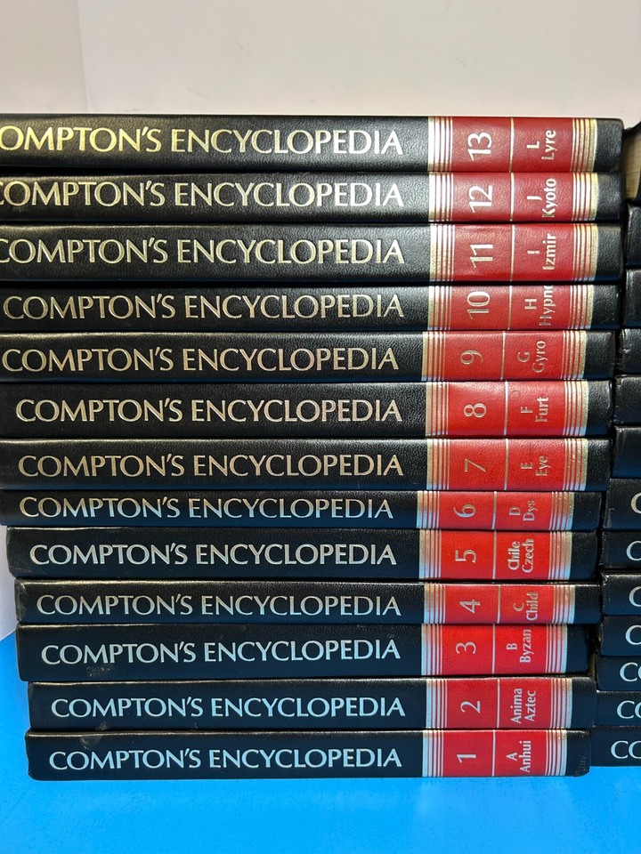 1986 COMPTON'S ENCYCLOPEDIA A BRITANNICA PUBLICATION 26 VOLUME SET | eBay