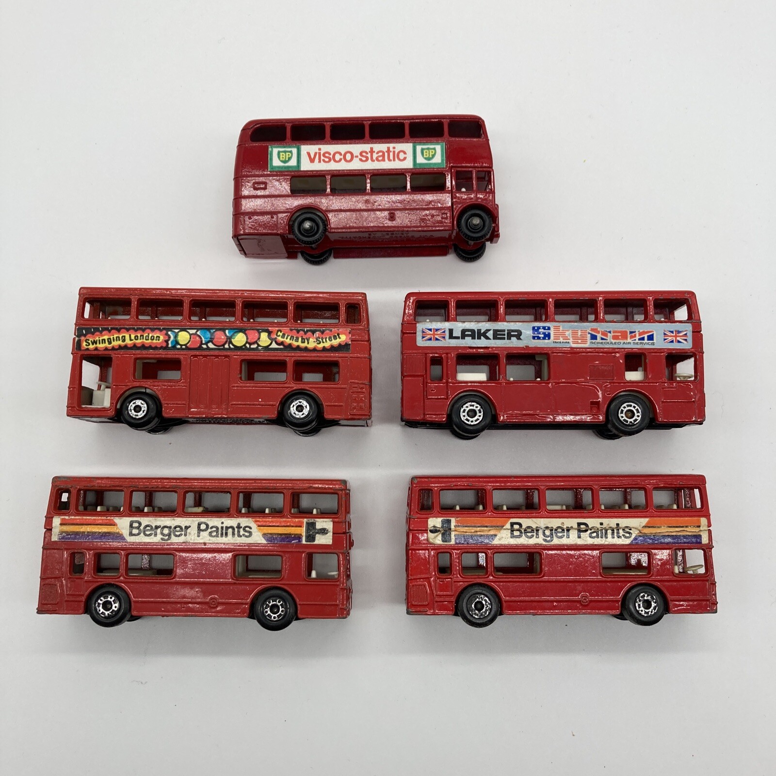 Matchbox Lesney England No.# 17 "The Londoner" Double Decker Bus & BP ...