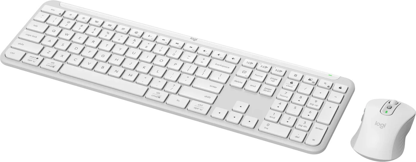 Logitech MK950 Signature Slim Wireless Keyboard and Mouse Combo Off ...