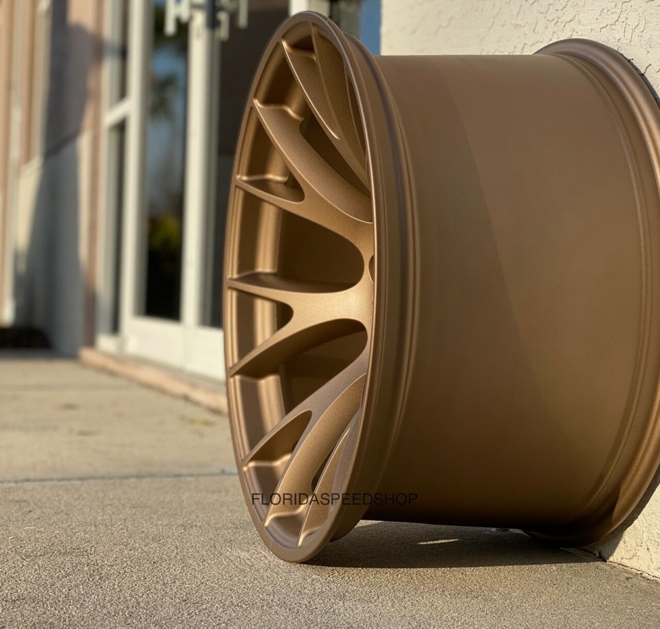 Dodge Matte Bronze Hellcat Wheels 20X11" SET Deep Concave CHALLENGER ...