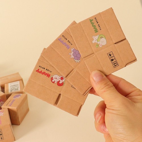 5Pcs Mini Carton Express Box 6 Styles Decor Toy Dollhouse Decoration ...