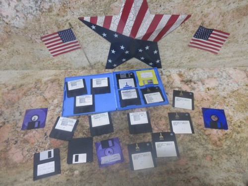 OKUMA MICRO FLOPPY DISK CASE SET 3.5" E8048-090-426-1 OSP7000L LU15 CNC ...