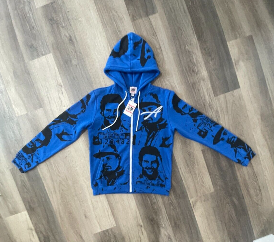 ASAALI CARTEL ZIP UP HOODIE ROYAL BLUE | eBay