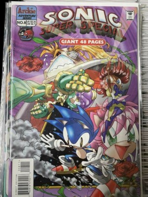 SONIC The HEDGEHOG SUPER SPECIAL Comic Book 1999 #8 SALLY MOON Bagged ...