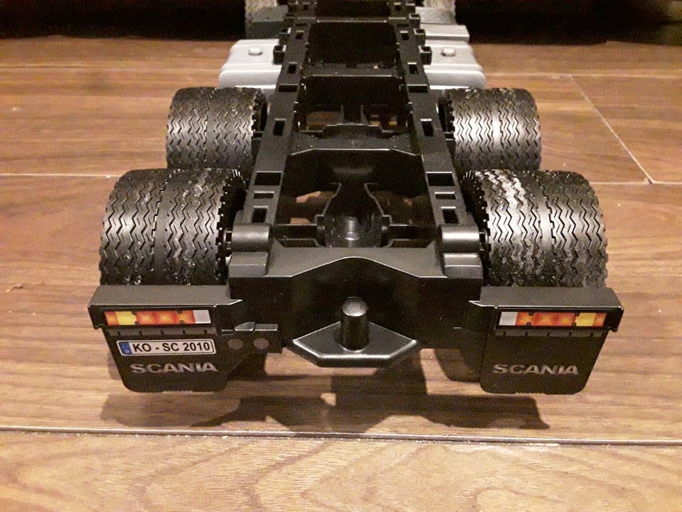 bruder scania truck chassis long new shape with Silver parts | eBay