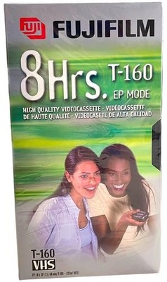 Fujifilm 8Hrs T-160 EP Mode High Quality Standard VHS Videocassette ...