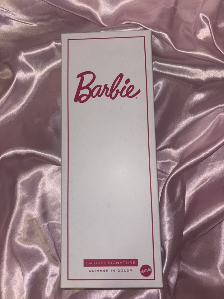 Mattel 2025 Barbie Comic Con Convention Doll Glimmer In Gold Caucasian ...