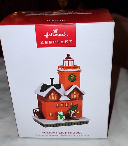Hallmark Keepsake HOLIDAY LIGHTHOUSE Series #11 Magic Ornament 2022 NEW ...