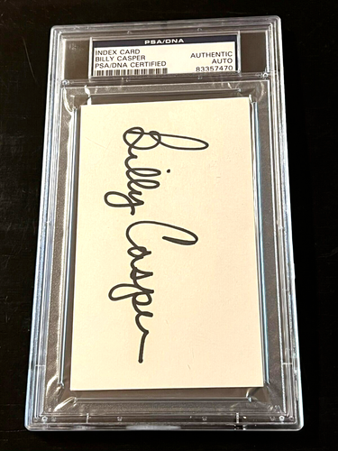 Billy Casper Signed Card PSA/DNA Authentic Auto Autographed- We Combine ...